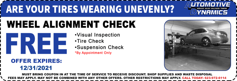 Coupons | Auto Repair Sun City | Automotive Dynamics