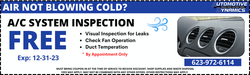 Coupons | Auto Repair Sun City | Automotive Dynamics