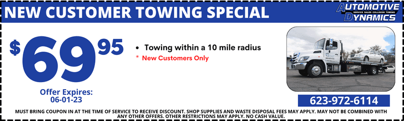 Coupons | Auto Repair Sun City | Automotive Dynamics