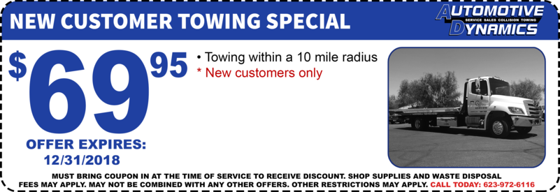 Coupons | Auto Repair Sun City | Automotive Dynamics